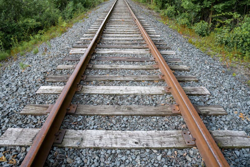Down And Out Man On Railroad Tracks Stock Image - Image of itinerant ...