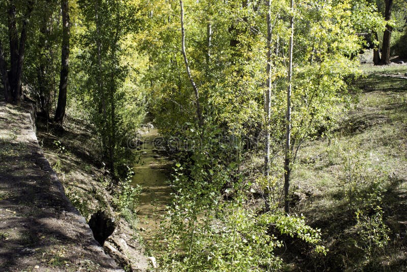 Looking Down on River stock image. Image of waterscape - 101578879