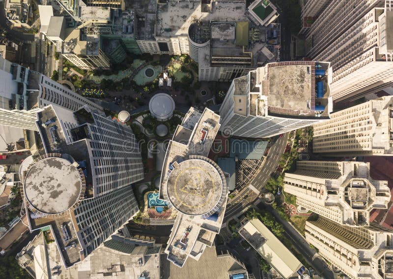 Looking Down at Upscale Condos of Eastwood City, a Mixed-use ...