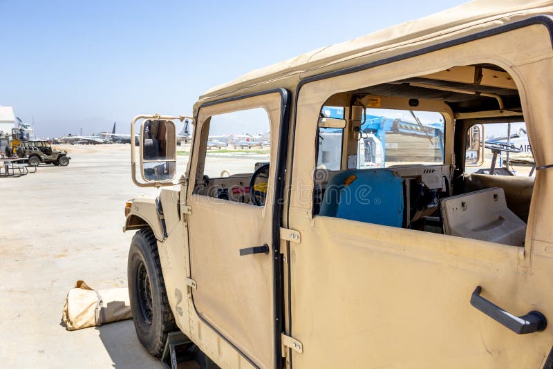 Humvee interior editorial stock image. Image of frame - 166697734