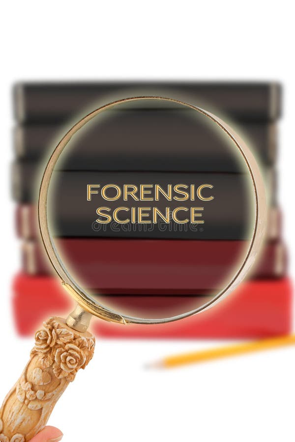 Looking in on Education - Forensic Science Stock Image - Image of ...