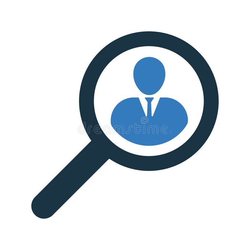 Looking Job icon stock illustration. Illustration of career - 263177787