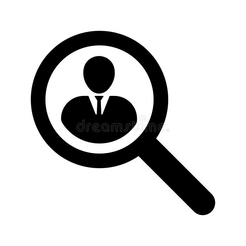 Looking Job icon stock illustration. Illustration of career - 263177787