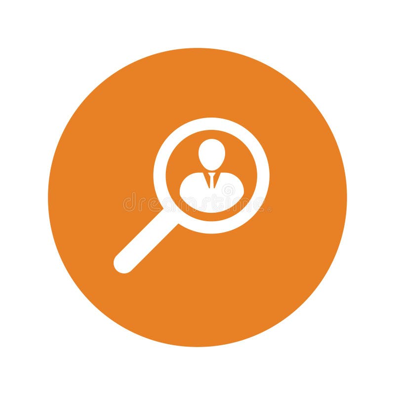 Looking Job icon stock illustration. Illustration of career - 263177787