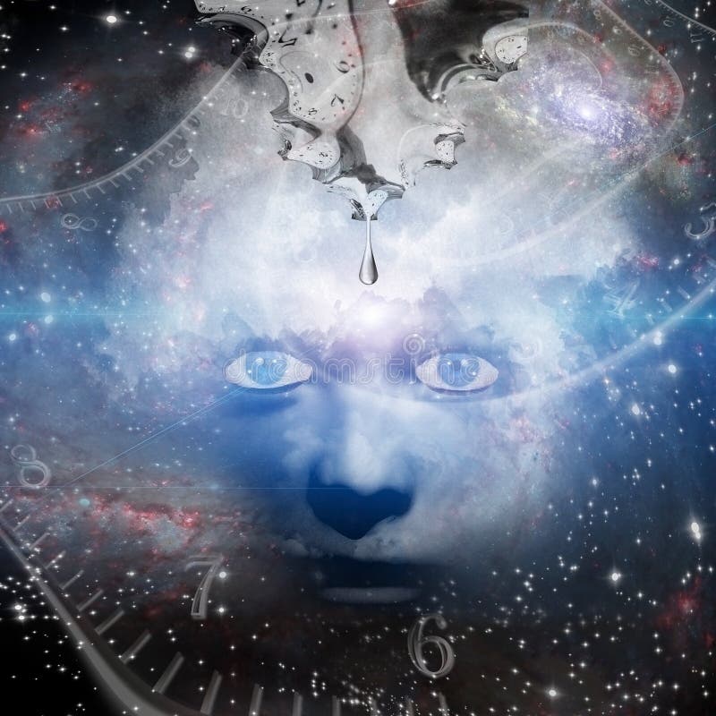 Eternity in space stock illustration. Illustration of holes - 133948628