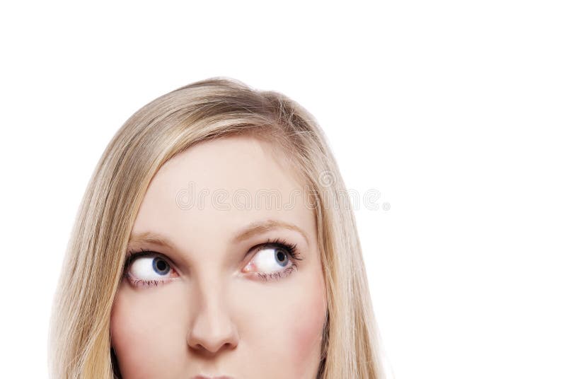 Looking face stock photo. Image of ideas, close, nose - 18575464