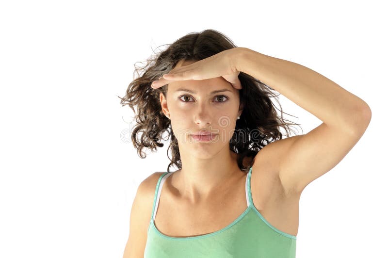 Looking forward stock image. Image of females, look, face - 16867725