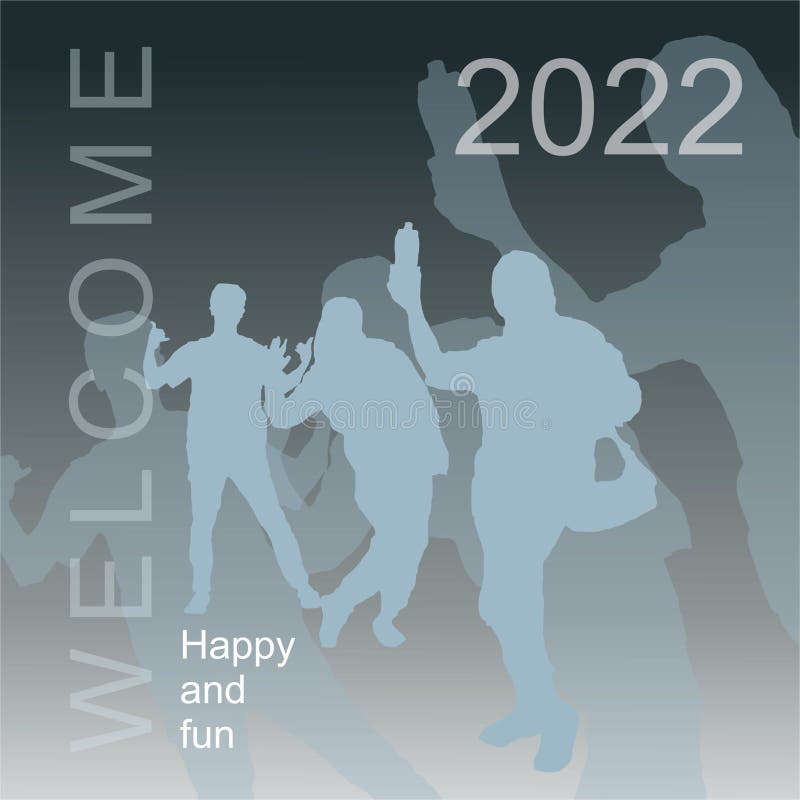 Welcome 2022 stock illustration. Illustration of diagram - 236761249