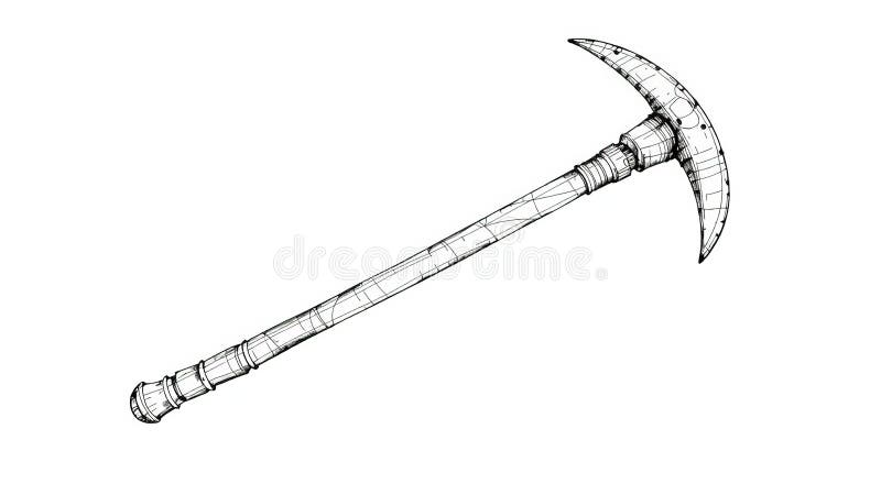 Easy Pickaxe Drawing Tutorial a Simple Sketch for Beginners Ideal for ...