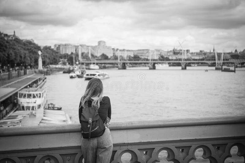 Looking editorial stock image. Image of looking, bridge - 102794149