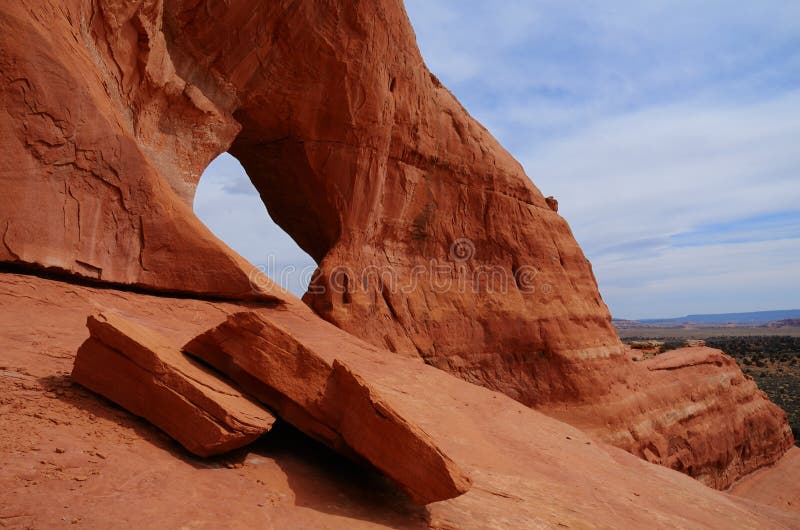 Looking Glass Arch stock photo. Image of orange, america - 30330772