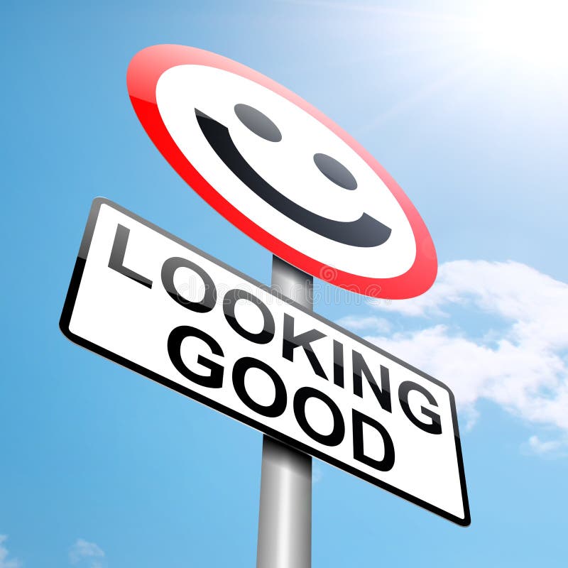 Looking good concept. stock illustration. Illustration of attractive ...