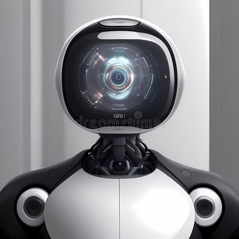 Cam Robot Profile Showcasing. Stock Photo - Image of advace, brand ...