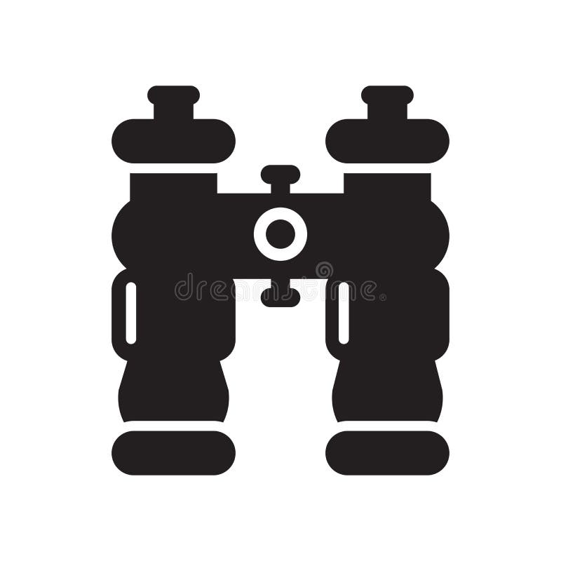 Looking Icon Isolated on White Background Stock Vector - Illustration ...