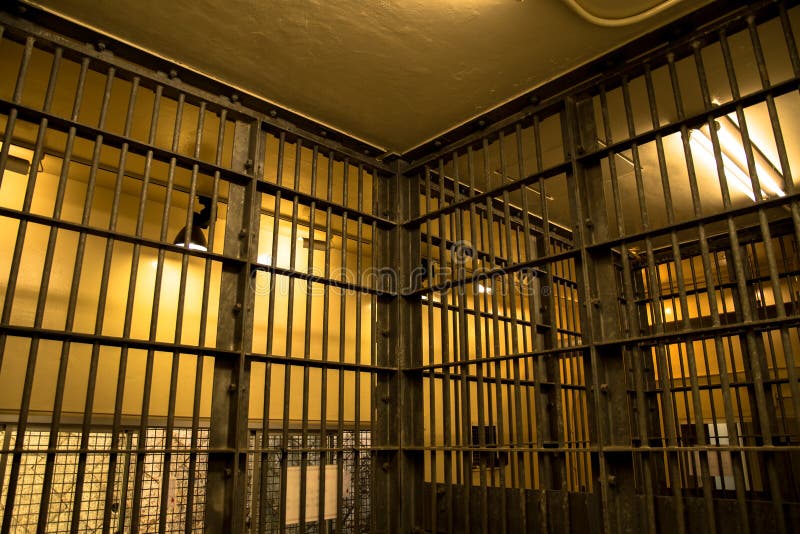 Looking Inside an Iron Cage Stock Image - Image of crime, arrest: 158722447