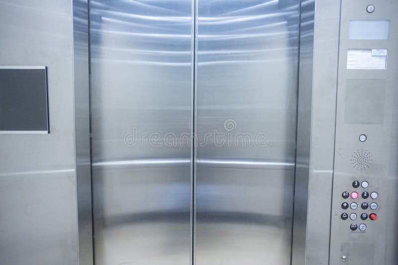 Looking Inside Elevator Outside Doors Closed Stock Photos - Free & Royalty-Free Stock Photos ...