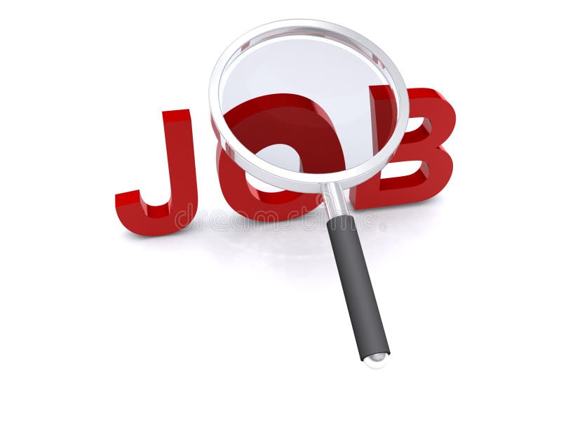 Looking for a job stock illustration. Illustration of background - 16131327