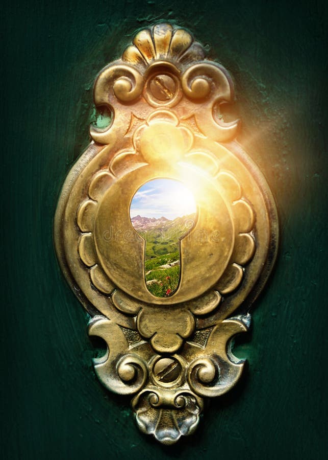 Old keyhole stock image. Image of detail, architecture - 12386337