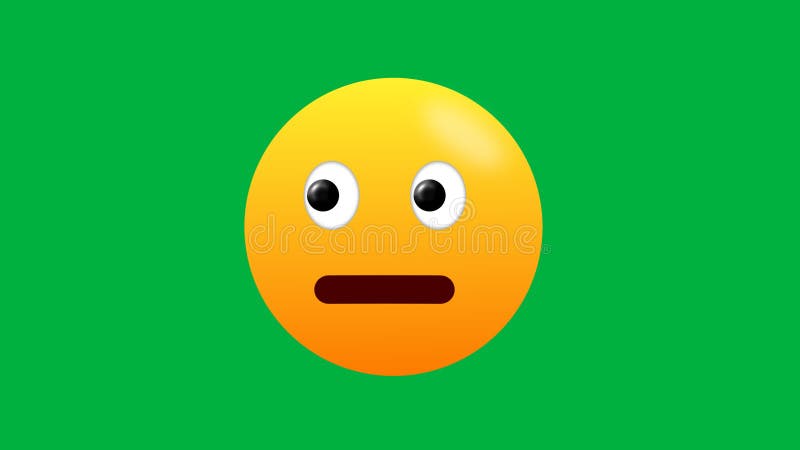 Looking at left side emoji stock illustration. Illustration of ideas ...