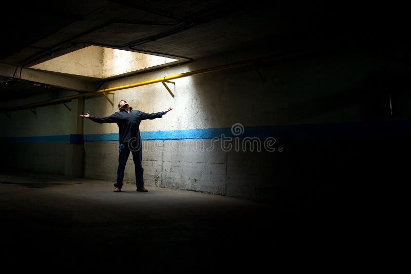 Looking for the light stock photo. Image of subway, skylight - 580892