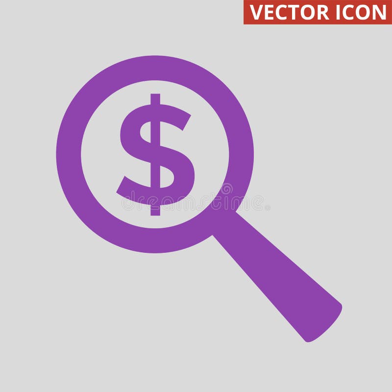 Money Check Icon on White Background Stock Illustration - Illustration ...