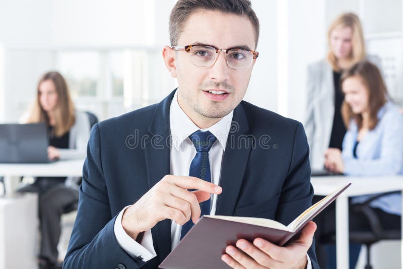 Looking at notes stock image. Image of office, transaction - 64985155