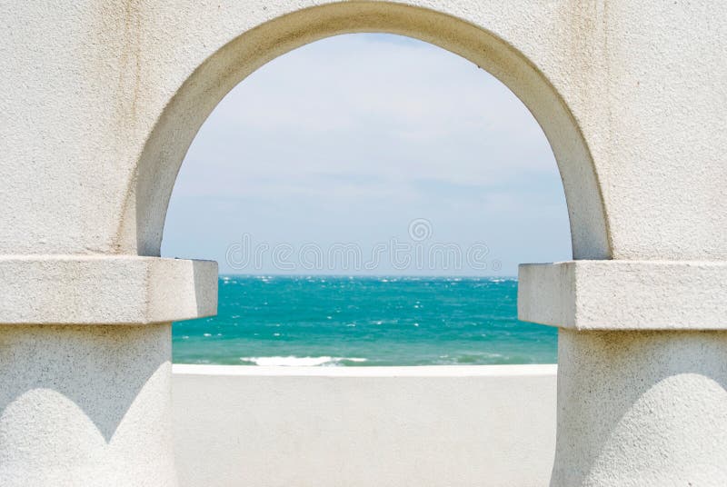 Ocean arch stock photo. Image of holiday, arch, ocean, cancun - 20426