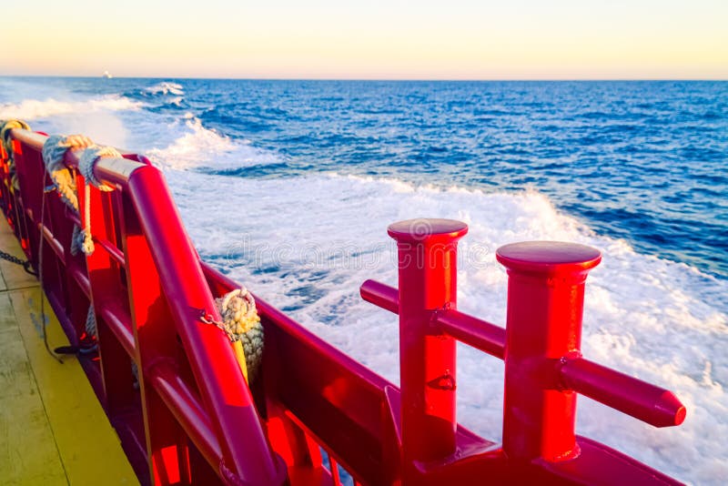 Offshore Crewboat stock image. Image of maritime, waterscape - 97858271