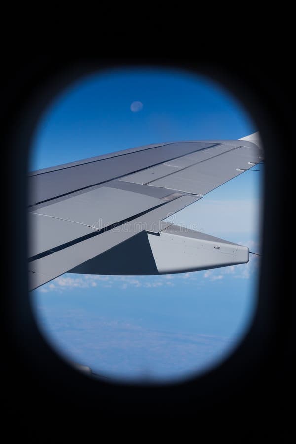 Looking Out Airplane Window Stock Photo - Image of leisure, pane: 84613480