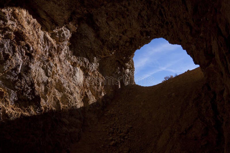 Looking Out of Cave stock image. Image of light, outside - 23536789