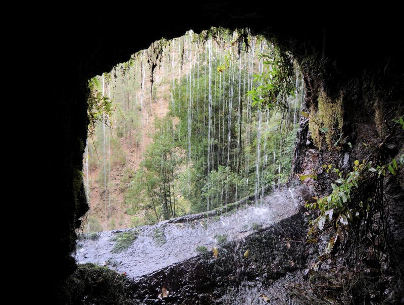 Looking Out through a Cave stock image. Image of hiking - 245383943