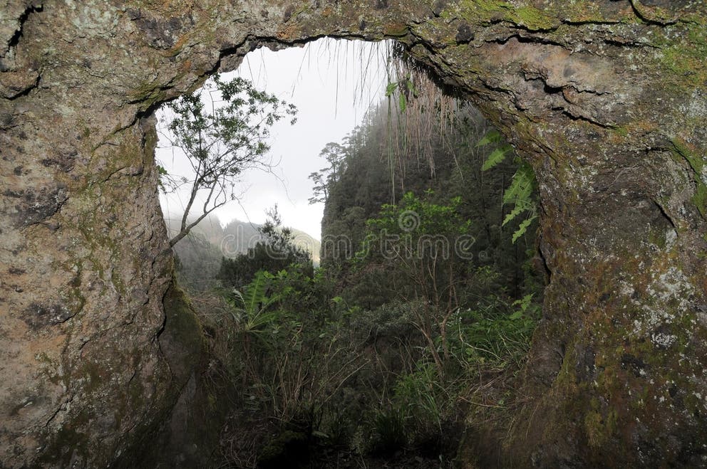 Looking Out through a Cave stock image. Image of cave - 34819401