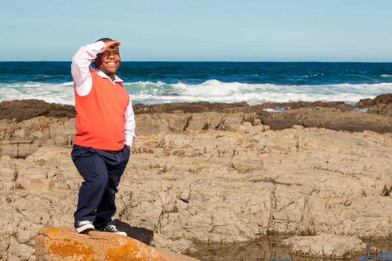 Rock posing stock photo. Image of african, fashion, ocean - 31097666