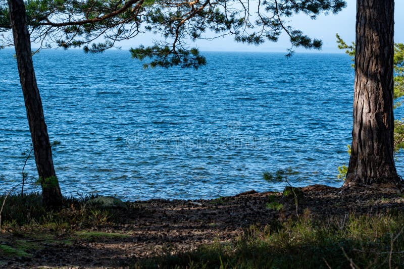 Looking Out on Lake Vattern Motala Sweden Stock Photo - Image of motala ...