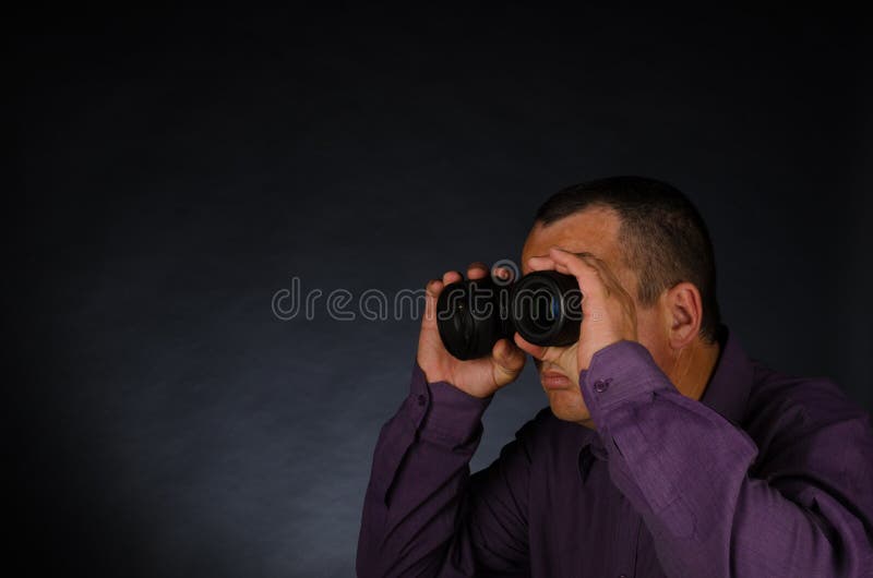Looking out stock photo. Image of observe, future, horizontal - 54525978