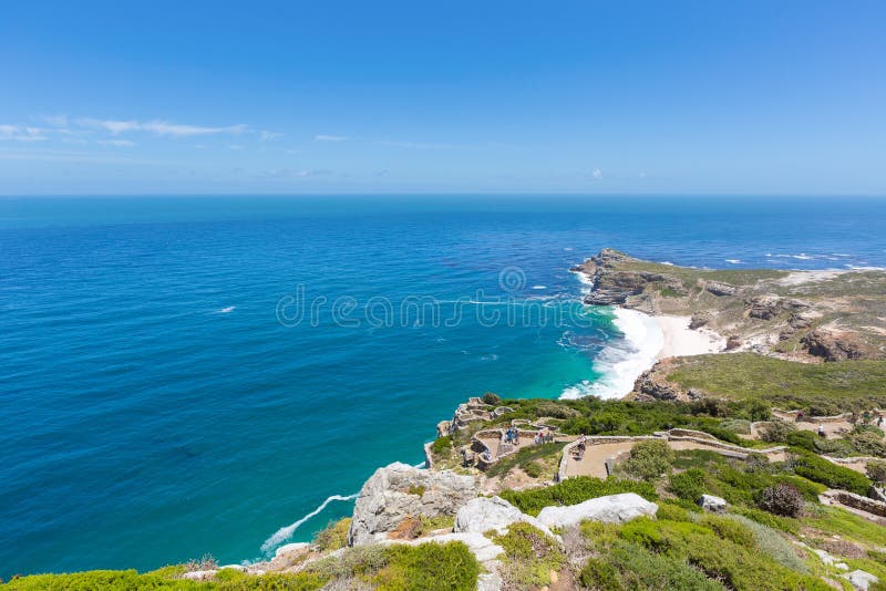 Looking Out Over the Ocean at Cape Point Stock Image - Image of travel ...