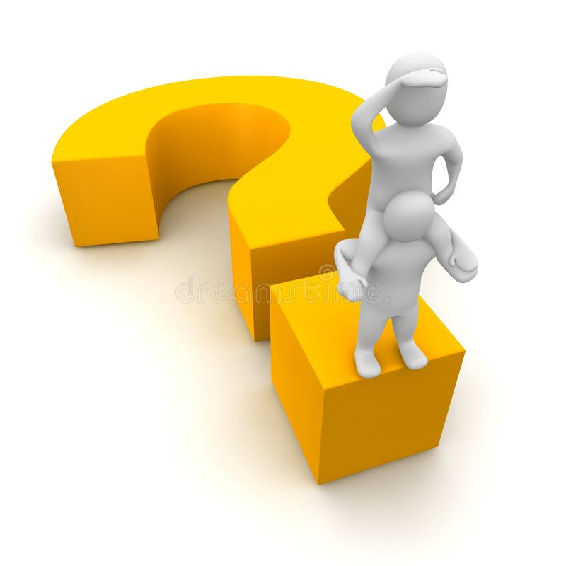 Looking Out for Something New Stock Illustration - Illustration of ...