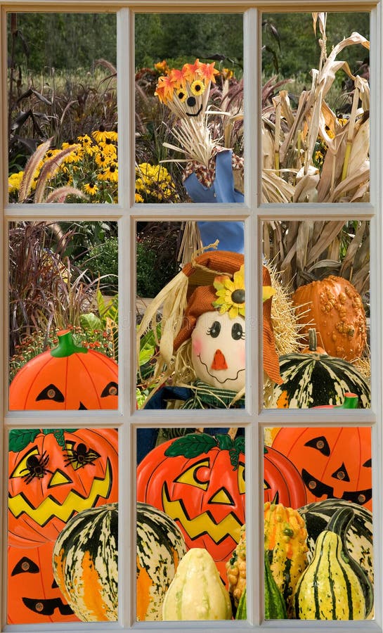 Looking Out of the Window in Fall Stock Image - Image of lanscape ...