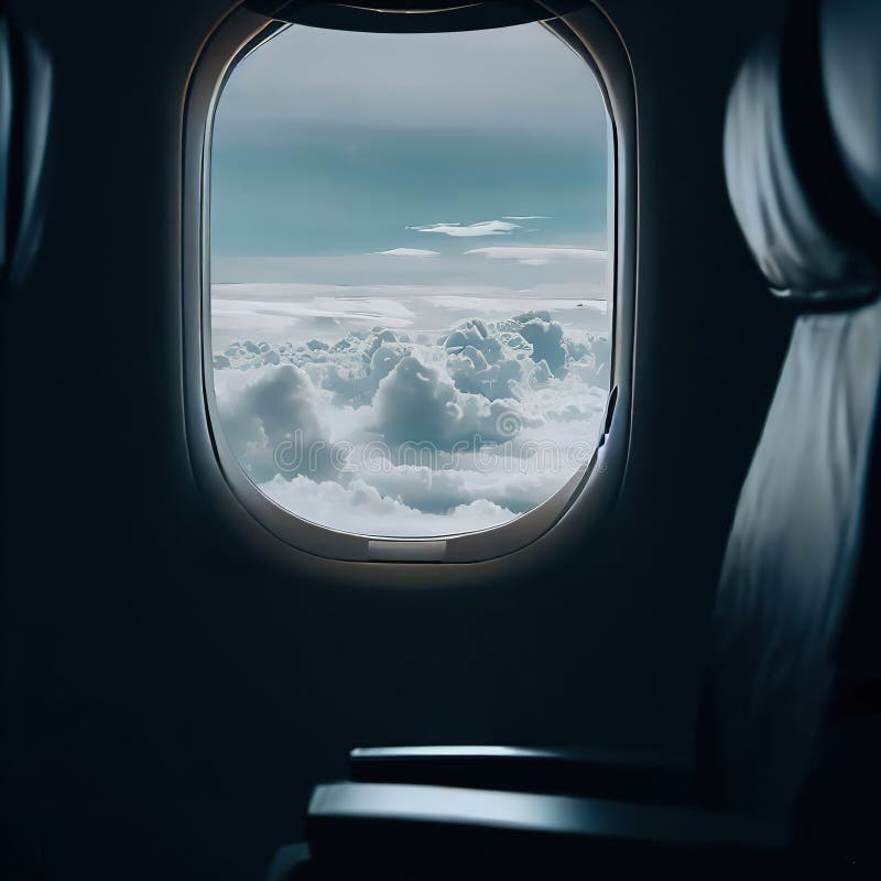 Airplane Looking Out Window Stock Illustrations – 90 Airplane Looking ...