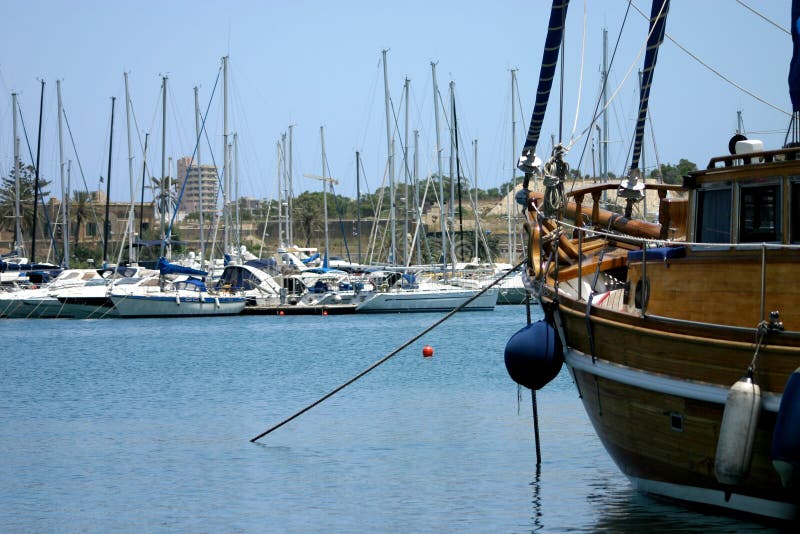 Looking Out Yacht (Landscape) Stock Image - Image of luxury, berth: 164199