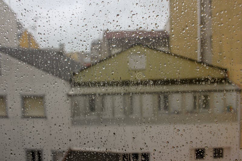 Looking Outside in a Boring Rainy Day Stock Image - Image of rainy ...