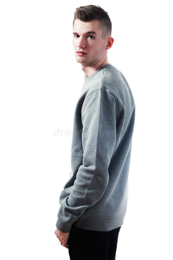 Looking over his shoulder stock photo. Image of head - 68242950