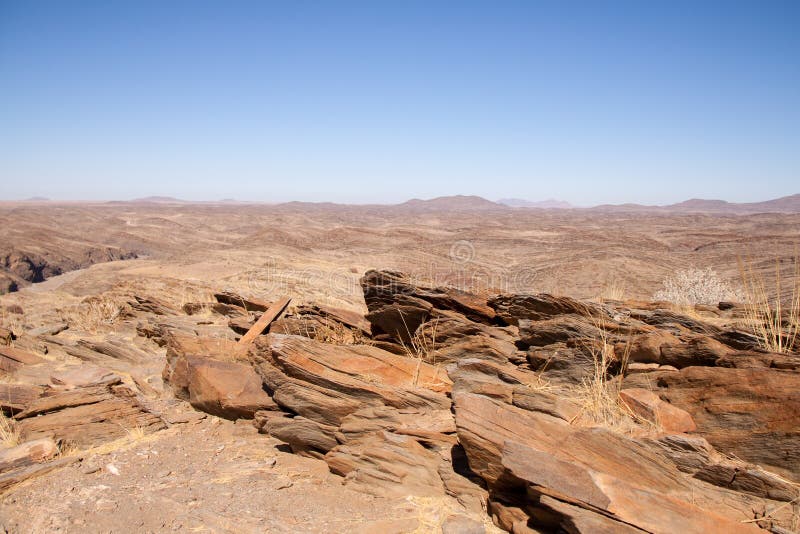 Panorama of Kuiseb River in Namibia with Much Water after Heavy ...