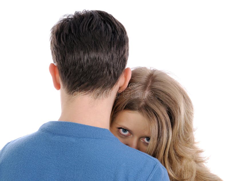 Scared woman victim stock photo. Image of anxiety, hysteria - 18027256