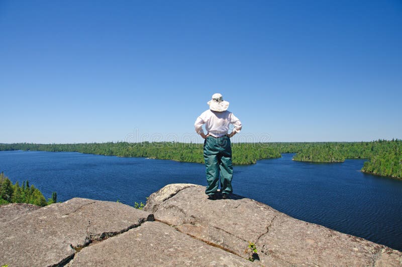Looking Over the Wilderness Stock Image - Image of national, bwcaw ...