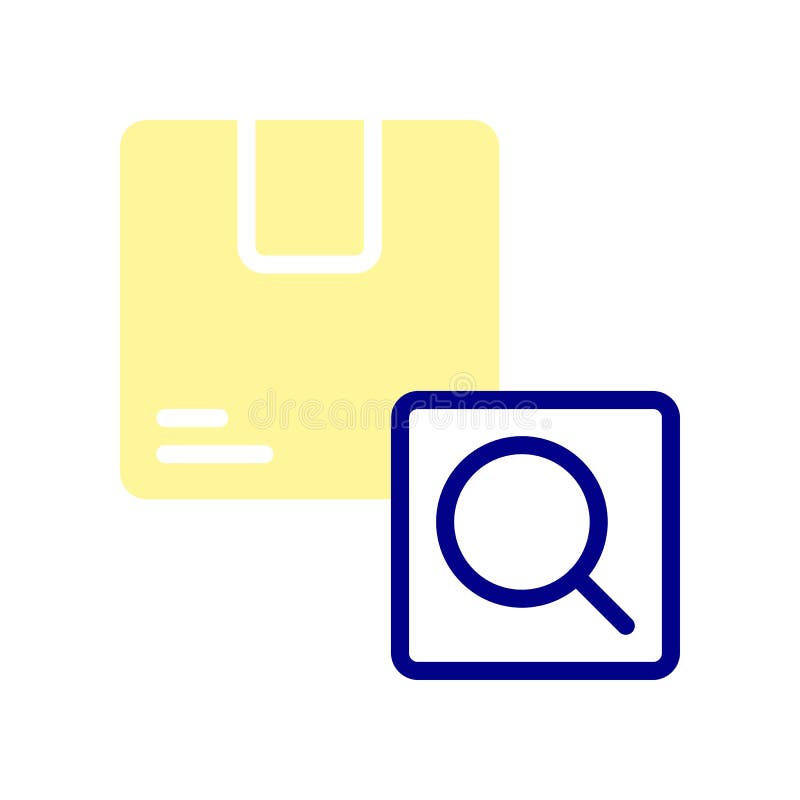 Looking for Packages Icon, Looking for Missing Ordered Packages. Stock ...