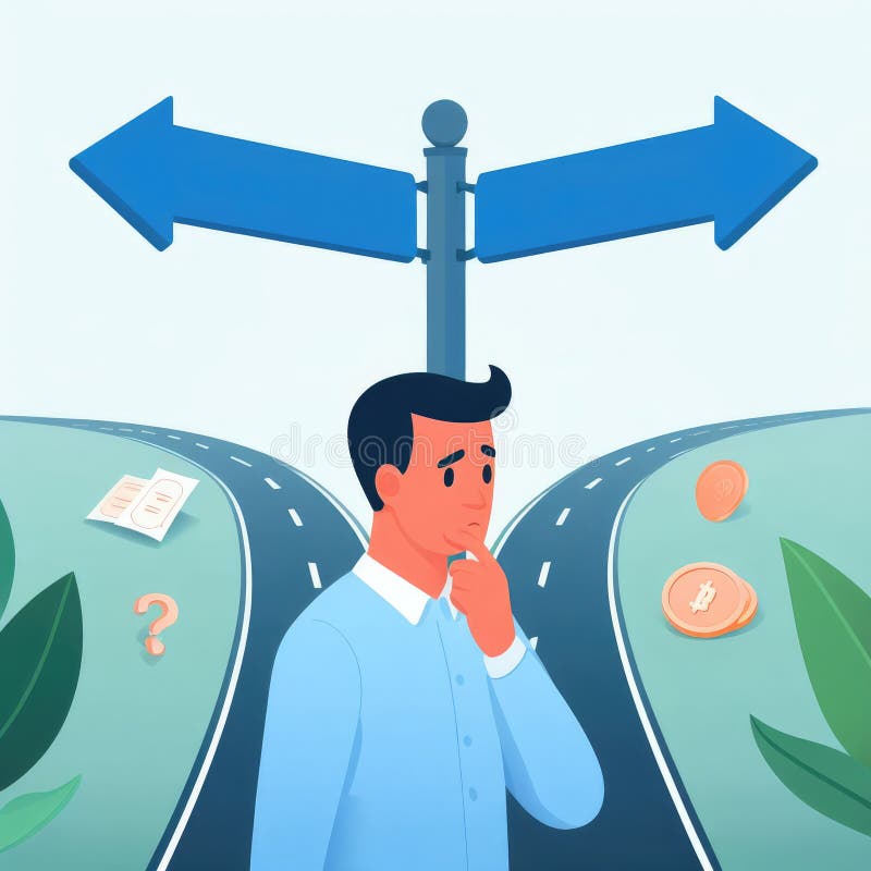 He is Looking at Road and Seems To Be Thinking about Which Way To Go ...