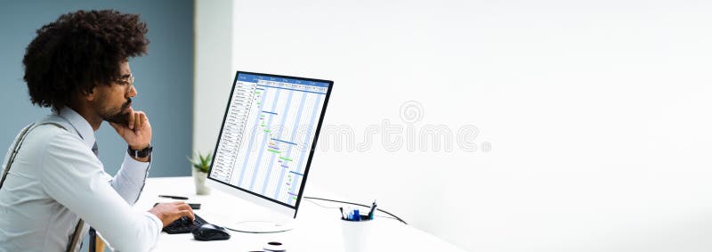 Looking in Schedule Employee Calendar Stock Photo - Image of analyst ...