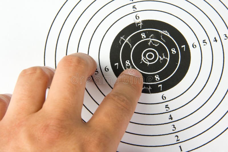 Looking shooting results stock photo. Image of competition - 14633566