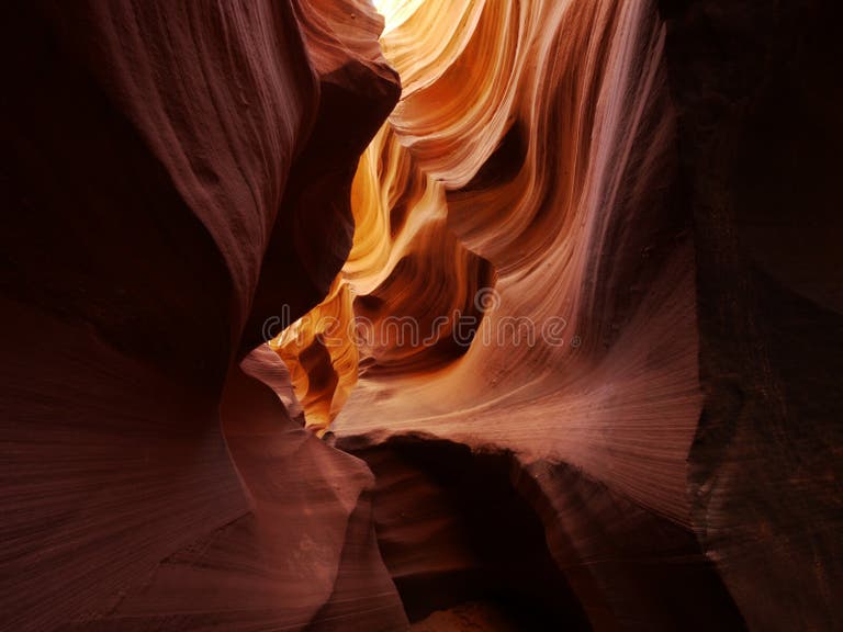 Looking through Slot Canyons Stock Photo - Image of waterhole, shade ...